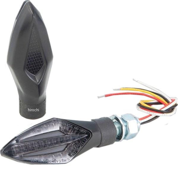 キジマ TRX　シーケンシャルタイプ 12v2.7/2/0.2w BL/スモーク M10×20mm汎用流れるように光るLEDシーケンシャルウインカーランプにテールランプの機能を加えたコンビランプ。外側に配列されたテールランプと中央に配列され...