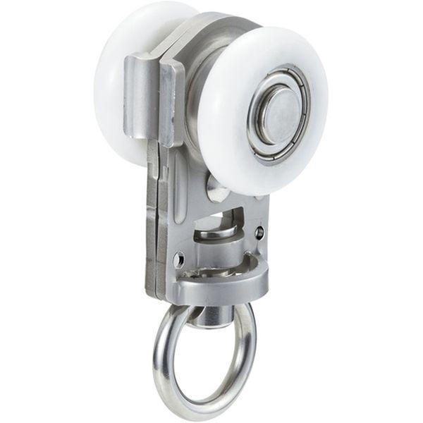 ・耐蝕、耐錆、耐磨耗性に優れたステンレス製です。・カーテンやシート等の吊下げに。・適合レール：SGレール・許容荷重(kg)：100・レール下端からカン下寸法(mm)：37.5・ステンレス・生産国 日本・JANコード 490905553106...