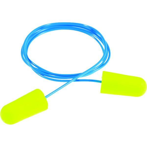 ・装着確認がしやすい蛍光色です。・高い遮音性能です。・騒音作業用。・コード：有(630mm)・サイズ：フリー・NRR値(dB)：33・NRR値：33dB・ANSI S3.19-1974に基づく遮音性能・耳栓本体:ポリウレタン(PUR)・この...