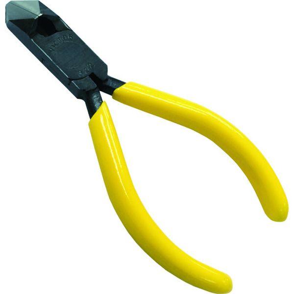 ・細線や銅線の切断に適しています。・全長(mm)：110・刃表面形状：ラウンド刃・切断能力(mm)軟鉄線：φ1.0・切断能力(mm)銅線：φ1.2・カバー：有り・ラウンド刃・構造用炭素鋼・グリップ：ビニール樹脂・生産国 日本・JANコード ...