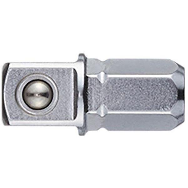 ・電動スリムラチェットに取り付けてSQ1/4ソケットが使用可能になります。・SQ1/4ソケット取付(電動スリムラチェット用)・全長(mm)：18・幅(mm)：8・厚さ(mm)：8・電動スリムラチェットでSQ1/4ソケットが使える・本体：特殊...
