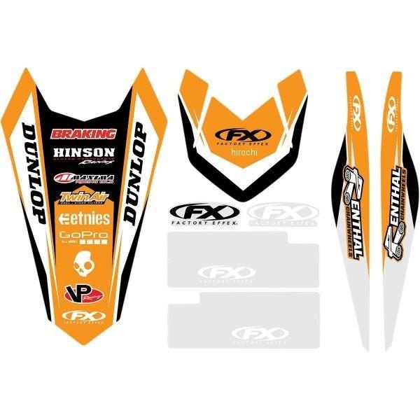 フロントフェンダーとリアフェンダー用。スクラッチ耐性があるデカール。17年-18年 KTM 450 XC17年-18年 KTM 125 XC17年-18年 KTM 250 SX-F FE17年-18年 KTM 150 XC17年-18年 K...