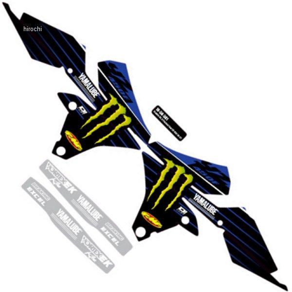 4302-6496 10-50-501 Dcor Visuals グラフィックキット 21 FAC YAM14年-17年 ヤマハ YZ450F高品質ステッカーハイタック粘着剤UVコーティング4302-649610-50-501ヤフー HD店