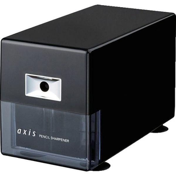 ・シンプルなデザインで場所をとらない縦長タイプです。・鉛筆が削りあがるとカラ回りします。・色：黒・幅(mm)：80・奥行(mm)：163・高さ(mm)：103・電源：AC100V・電源コード長さ(m)：1.5・対応鉛筆サイズ：6.5〜8mm...