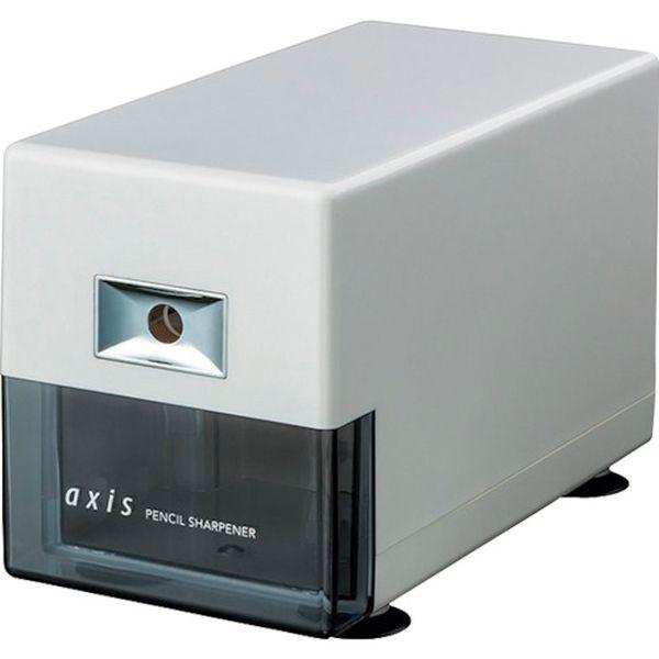 ・シンプルなデザインで場所をとらない縦長タイプです。・鉛筆が削りあがるとカラ回りします。・色：白・幅(mm)：80・奥行(mm)：163・高さ(mm)：103・電源：AC100V・電源コード長さ(m)：1.5・対応鉛筆サイズ：6.5〜8mm...