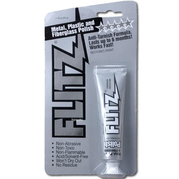 フリッツ FLITZ メタルポリッシュ 50gこれ１本で、１汚れ落し、２艶出し、３コーティング（約６ヶ月）が可能です。内容量[数量]：50g容量[グラム]：50g備考：チタンマフラー使用不可特記事項：チタンマフラー、電解メッキ加工された物へ...