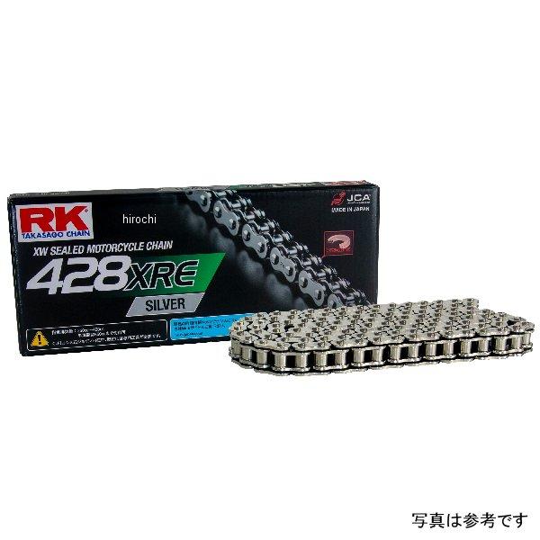 RKジャパン CLF カシメジョイント SILVERシリーズ：428XREカラー：SILVER幅広い排気量帯に適合させることを実現した428XRE。「RK」の理想を体現したモデルの登場!4935531322412428XREヤフー HD店