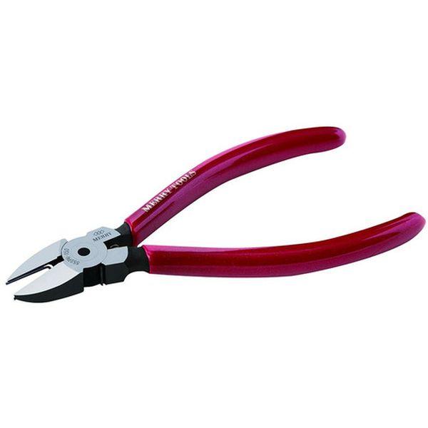 ・飛散防止方式により、切断片が飛び散らないよう確実に保持します。・リード線などの切断に適しています。・飛散防止方式により、切りカスを保持します。・全長(mm)：150・刃表面形状：薄刃・切断能力(mm)鉄線：φ1.5・切断能力(mm)銅線：...