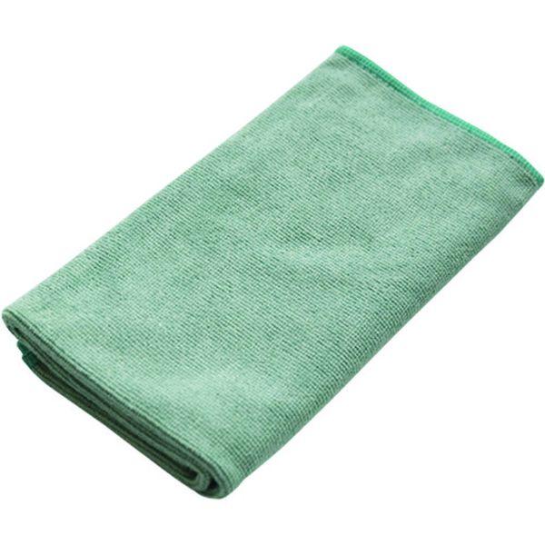 ・厚手タイプで拭きやすさ抜群のマイクロファイバークロスです。・拭き取るだけで、99％のバクテリアの除去が可能です。・洗濯耐久性が高いため、繰り返し使えて経済的です。・汚れの除去、拭き上げ・色：緑・シートサイズ(mm)：400×400・洗濯耐...