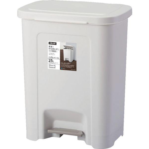 ・密閉するため臭い漏れしにくいです。・色：ホワイト・間口(mm)：371・奥行(mm)：292・高さ(mm)：464・容量(L)：25・手を使わずに開閉できるペダルペール・本体：ポリプロピレン・生産国 日本・JANコード 497490860...