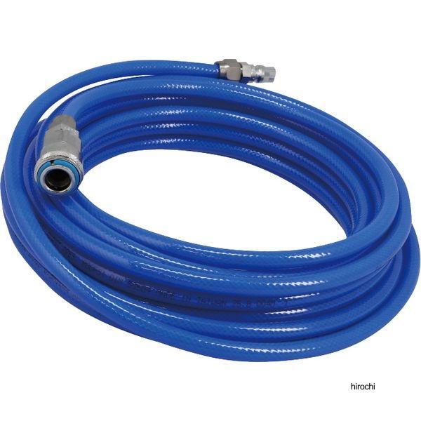 シグネット SIGNET クイックカプラー付 エアホース 6.5mm×10m ブルー・使用温度(℃)：-20〜60・最高使用圧力(Mpa)：1.4・材質：ポリウレタン(PU)・ソケット形状：20型・プラグ形状：20型・長さ(m)：10・内径...