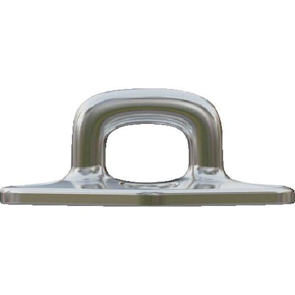 ・二相ステンレス鋼で、非常に高強度で優れた耐食性があります。・壁面や床などに取り付け、チェーンやロープなどの固定用金具として。・使用荷重(kN)：11.77・A(mm)：60・D(mm)：24・B(mm)：46・C(mm)：38・d(mm)...