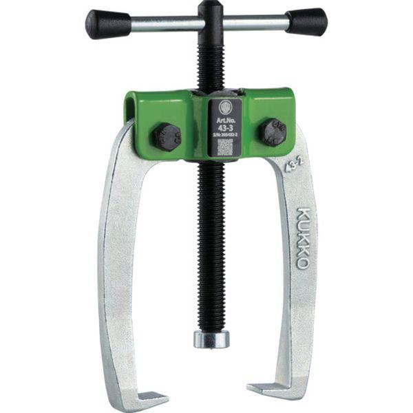 ・比較的小さなワークの引き抜きに適したコンパクトなプーラーです。・スピンドルの締め込みに連動してアームの締め込み力が増幅されて自動的にスピンドルが中心に合います。・スピンドルにTハンドルがついており狭いスペースでも締めやすいです。・ギア、ベ...