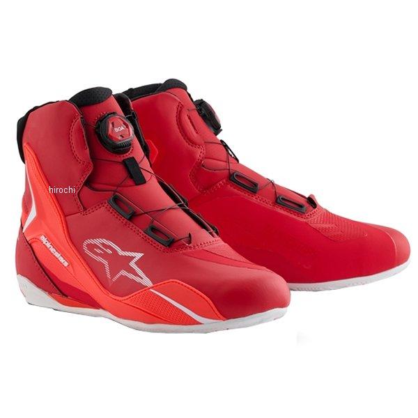 アルパインスターズ 春夏モデル シューズ FASTER-4  BOA SHOES ASIAサイズ:9カラー:321 レッド/ホワイト/ブラック・先進的なマイクロファイバーとシームレスな熱溶着パネルで構成されたメインアッパー素材が、革新的でテ...