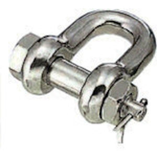 ・枠の太さよりピンの太さの方が太いシャックルです。・ワリピン止めなので、振動でピンが緩む危険がないタイプです。・JIS型です。・チェーン・ワイヤ・ロープ等の連結金具として、また端末の金具のジョイントに。・特に振動が多いなどで通常のシャックル...