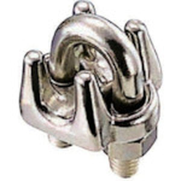 ・ワイヤを現場加工できます。・ワイヤロープの端末加工に。・A(mm)：19・B(mm)：18・D(mm)：3.5・L(mm)：23・ねじ径：M4・W2(mm)：10.5・T(mm)：14・W1(mm)：4.5・H(mm)：14・材質：ステン...