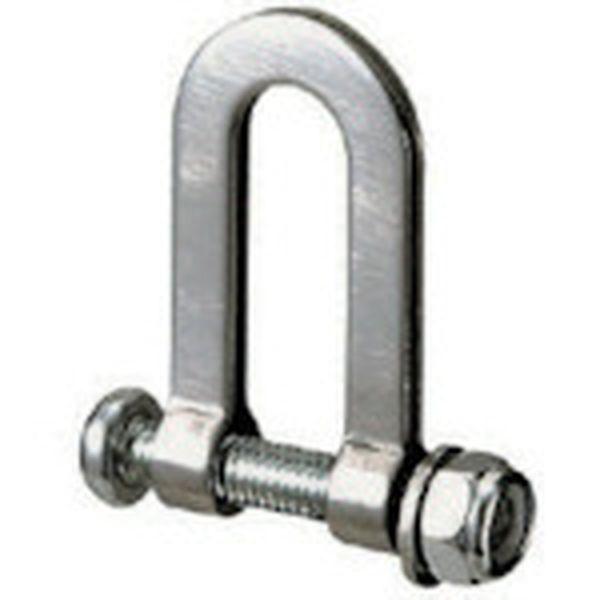 ・耐蝕、耐錆、耐磨耗性に優れたステンレス(SUS304)です。・ポールを吊る際に使用します。・ポールとランナーを繋ぐために。・品名：ステンU継金具・寸法(mm)：48×38.9×10.5・ステンレス・生産国 日本・JANコード 490905...