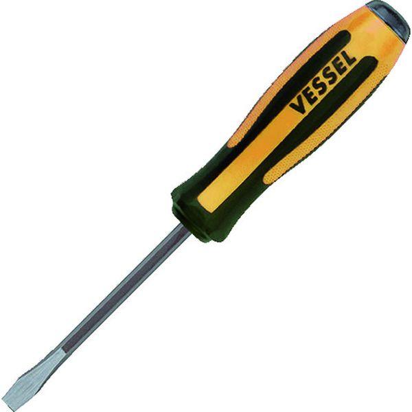 ・高級タガネ鋼材使用です。・耐摩耗性と刃先の切れ味を追求しました。・エラストマー樹脂が衝撃を吸収し手の疲労を軽減します。・刃先：［［-］］7.0・軸長(mm)：100・全長(mm)：213・先端マグネット：入り・グリップ色：黄/黒・硬度HR...