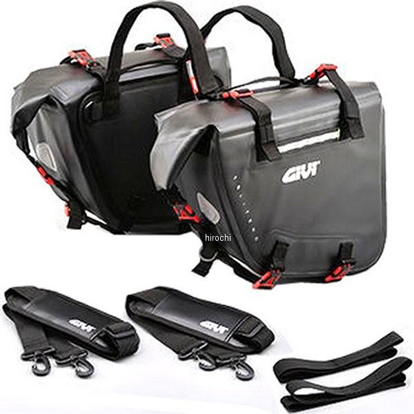 99195 ジビ GIVI GRT718 防水サイドバック容量:片側15Lサイズ：180×380×320（mm）オフロードライダーに最適な防水サイドバッグ。ショルダーベルト付属。IPX5防水なので急な雨から荷物を守ります。また、オンロードバ...