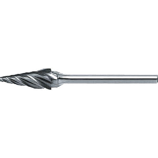 ・シャンク径3mm、アルミニウム切削用の超硬バーです。・形状：テーパー型(アルミカット)・刃径(mm)：6.4・刃長(mm)：13.0・軸径(mm)：3・軸長(mm)：30.0・タイプ：ロー付・最高使用回転数(rpm)：26000・全長(m...