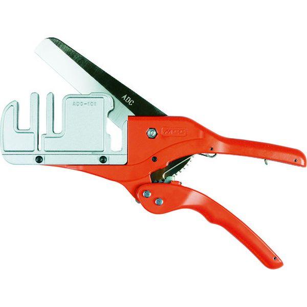 ・エアコン配管の化粧カバーがベースと同時に切断できます。・刃は片手でワンタッチオープンできます。・きれいな切り口です。・エアコンの配管作業に。・刃長(mm)：120・全長(mm)：305・切断対象材：SD-66・77・100、LD-70・9...