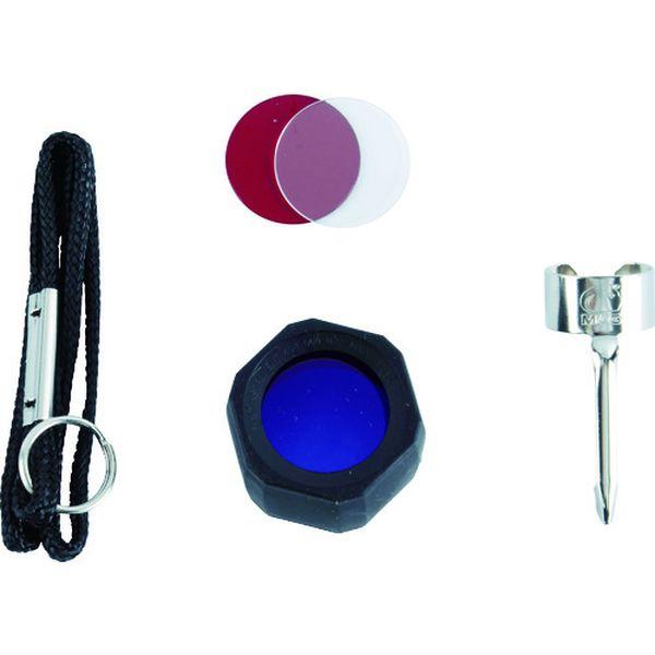 ・環境に合わせて夜はレッド、霧や煙の中ではブルー、通常時はクリアと視認性の高いレンズにできます。・品名：レンズキット・保持具：ポケットクリップ・適合本体：SP2P、SP22、SP+P・レッド、ブルー、クリアのレンズ各1、ストラップ、転がり防...