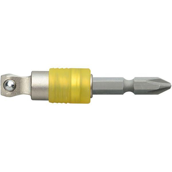 ・ソケットが差し込める変換アダプター・軸に電動ドライバービット使用でき、折れても交換できる・ストレートと首振り(傾き15°)の使い分けができる・お手持ちの手動用ソケットを電動ドライバーで使いたいときに・際のボルト、ナット回しに・差込角(mm...