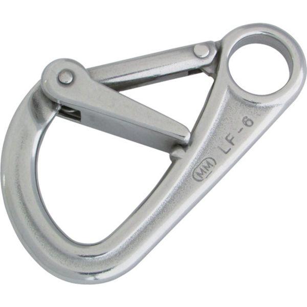 ・2回の動作でなければ開かないフックです。・連結金具として。・使用荷重(kN)：0.78・D(mm)：7.5・D2(mm)：3.5・L(mm)：67・S(mm)：12・W(mm)：40・R(mm)：5・T1(mm)：5.7・T2(mm)：6...