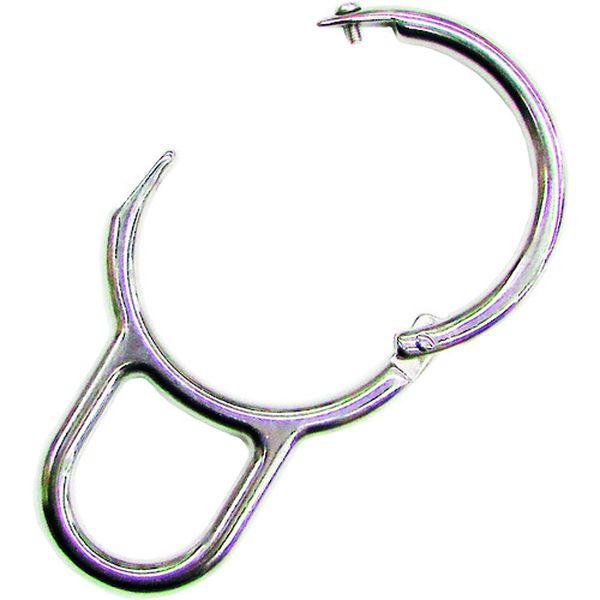 ・施工済のパイプなどに後付けできます。・連結対象がパイプ等に接触しません。・パイプ等の連結金具に。・使用荷重(kN)：0.29・D(mm)：5・W(mm)：12.5・L1(mm)：54.5・L2(mm)：25・L3(mm)：14.5・ステン...