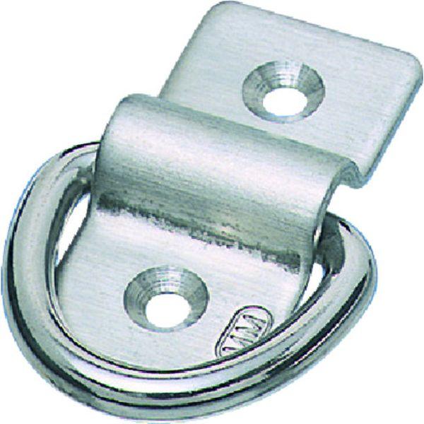 ・リング部分が倒れるので、不使用時に邪魔になりにくいです。・壁面・床面・柱等に設置し、チェーン・ワイヤー・ロープの端末金具として。・使用荷重(kN)：0.1・A(mm)：30・D1(mm)：1.5・B(mm)：27・H(mm)：7.5・W(...