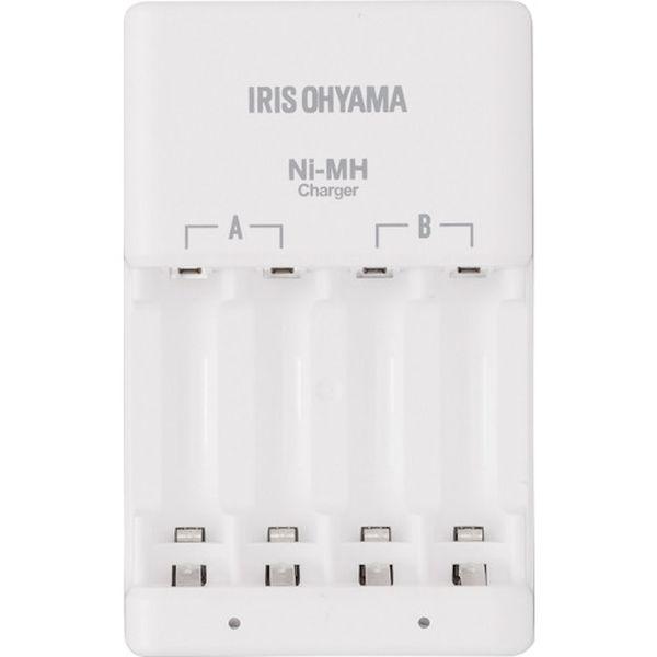 ・単3形と単4形の兼用タイプで、混合充電ができます。(4本)・ニッケル水素電池を充電します。・ニッケル水素電池の充電に。・タイプ：通常充電・最大充電本数：4本・奥行(mm)：108・高さ(mm)：27・充電時間：単3形2本・4本 約6時間・...