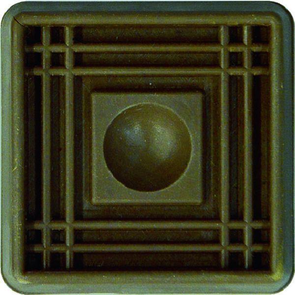 ・エッジ付なのでしっかりとまります。色移りのしにくい非移行タイプです。・すべり止め・防振・防音・傷の防止、キャスターストップに。・色：茶・幅(mm)：50・奥行(mm)：50・高さ(mm)：10・内径(mm)：40・耐荷重：15kg・内径：...