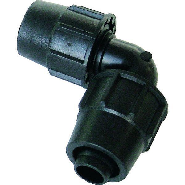 ・16mmポリチューブ、ドリップチューブを直角に曲げる時に使います。・専用工具を使わず差し込むだけで接続できます。・自動散水用のチューブ接続部材に。・最適使用圧力(kPa)：300・最大使用可能水圧(MPa)：0.5・長さ(mm)：63・適...