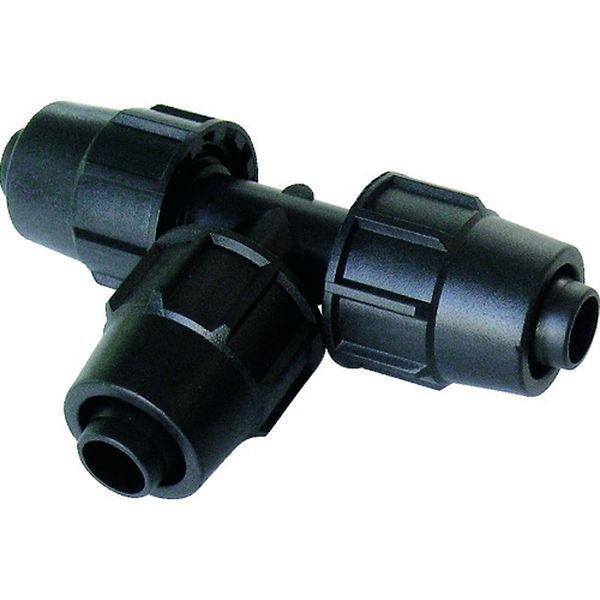 ・16mmチューブを三方に接続する時に使用します。・専用工具を使わず差し込むだけで接続できます。・自動散水用のチューブ接続部材に。・最適使用圧力(kPa)：300・最大使用可能水圧(MPa)：0.5・長さ(mm)：96・適合ホース：C10D...