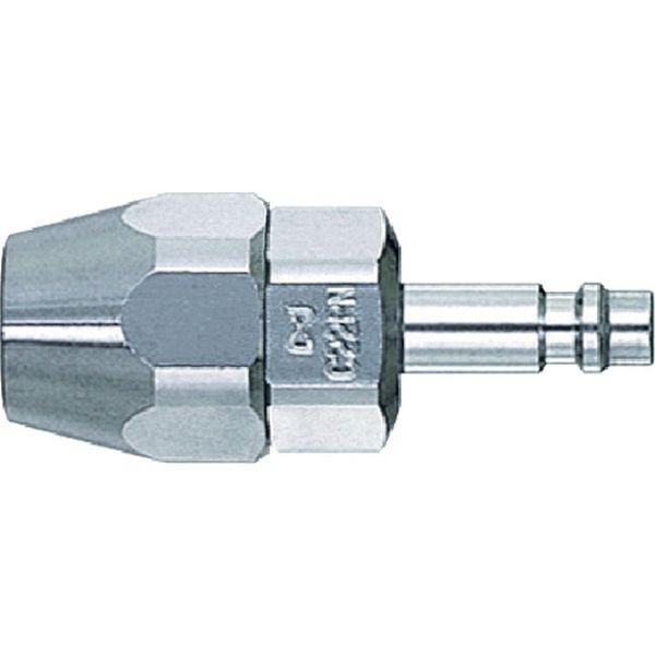 ・誤接続防止のため、酸素用と燃料ガス用のはめ合いサイズとスリーブ色を変え安全性を追求します。・本体はクロムメッキ仕様で耐食性に優れ、プラグには焼き入れを施し耐久性も向上します。・細径ゴムホース取付用・品名：燃料ガス用プラグ・適合流体：燃料ガ...