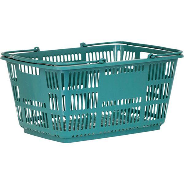 ・取っ手が内側に倒れこむのを防ぐストッパー付きです。・また、本体と取っ手が密着しないように突起を設けることで摩擦による汚れを防止できます。・買物カゴ用に。・ピッキング用に。・容量(L)：33・色：ブルーグリーン・外形寸法(mm)間口：360...