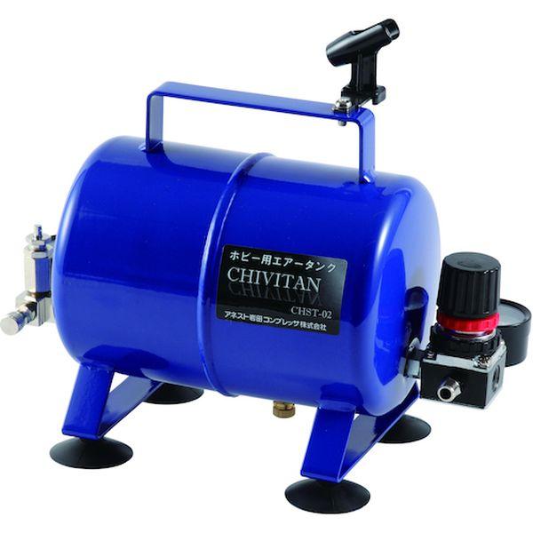 ・エアーブラシ用サブタンクです。・自転車用空気入れアダプター付です。・タンク容量(L)：2・最高空気圧0.45Mpa・コイルホース、エアーブラシホルダー・生産国 中国・JANコード 4900192603132・質量 1.800kg・コード：...