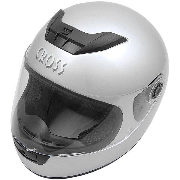 CR-715 リード工業 ヘルメット クロス(CROSS)フルフェイスタイプカラー:シルバーサイズ:フリー (57cm-60cm)全排気量対応素材:ABS(帽体)、ポリカーボネイト(シールド)付属品:サイズ調整スポンジワンプッシュでシールド...