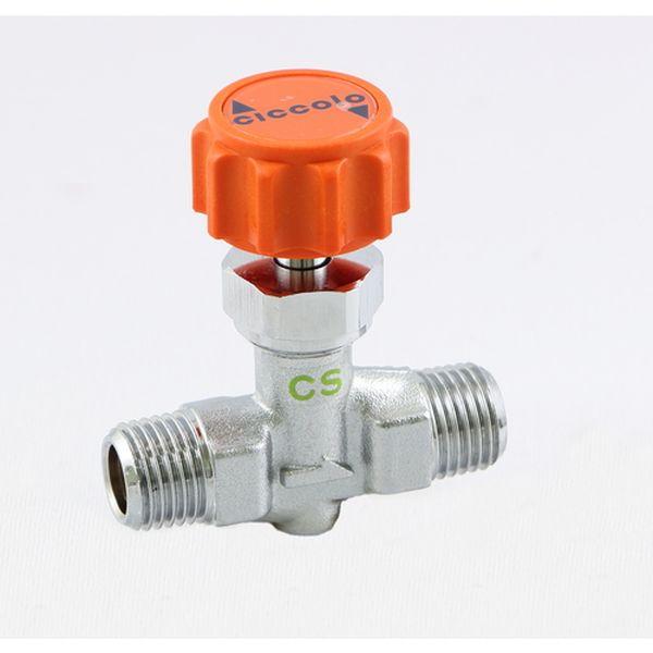 ・ニードルバルブと継手の一体化コンパクトな形状です。・特有のカラー感覚とデザインは機器の機能と美観を高めます。・0.98MPa(80℃〜-10℃)の水、空気、油用です(凍結個所は除く)。・高さ(mm)：44・接続口径D：R1/4・奥行(mm...