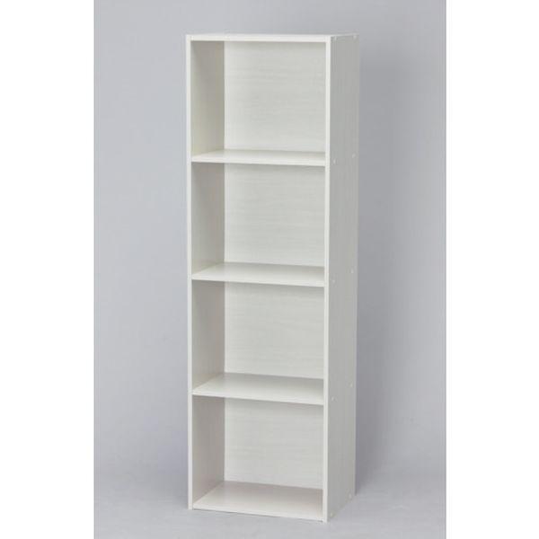 ・A4サイズの本やファイルなどを立てた状態で収納できます。・4段タイプのCBボックスです。・カタログ、雑誌の整理に。・収納に。・段数(段)：4・色：オフホワイト・外形寸法(mm)間口：414・外形寸法(mm)奥行：290・外形寸法(mm)高...