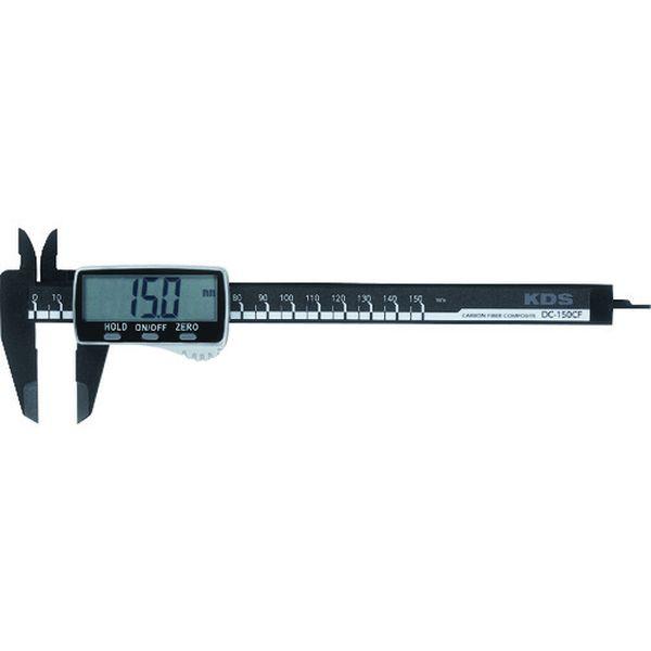 ・約1.6倍の超大型ディスプレイで数字が大きく読みやすくなっています。・本尺は測定対象物を傷つけにくく軽くてサビないカーボンファイバー製です。・ホールド機能付です。・スライドパワーON、オートパワーOFF機能付です。・外側測定、内側測定、深...
