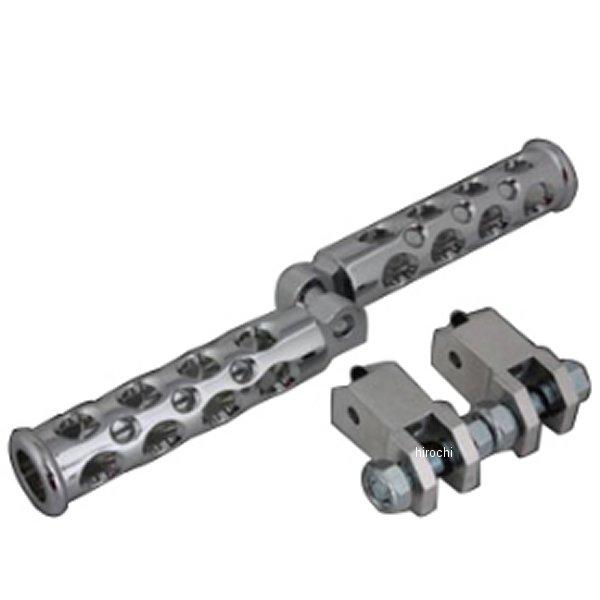 DS1100FP23 ガレージT＆F コンバットフットペグヤマハ ドラッグスター1100カラー:メッキリアSET【仕様】・本体部分:アルミ製メッキ仕上げ。・ジョイント部分:アルミ製。・フロントサイズ:最大外径約31mm。全長(ジョイント部分...