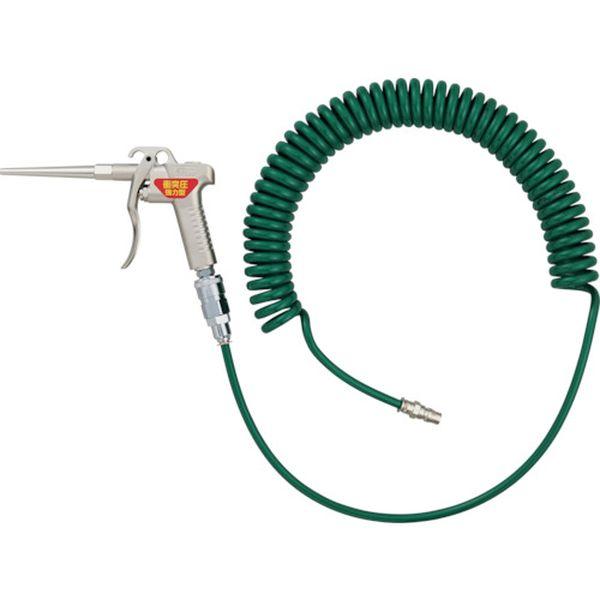 ・ホース両端金具はユニバーサルに回ります。・取外しが簡単なフィッティングタイプで作業効率がアップします。・一般生産工場、食品工場でのダスト作業に。・ノズル長(mm)：100・ノズル口径(mm)：3・ノズル取付口：G1/8・最大使用寸法(m)...