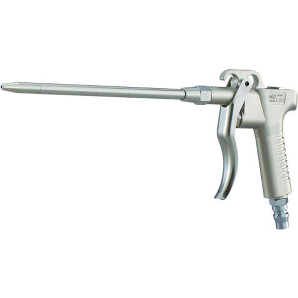 ・引金の長さを長くすることによって女性も力を加えずに引金が引きやすくなりました。・一般生産工場、食品工場でのダスト作業に。・ノズル長(mm)：200・ノズル口径(mm)：3・ノズル取付口：G1/8・エア取付口：G1/4・全長(mm)：285...