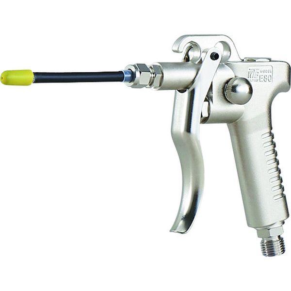 ・エアーダスターガン本体にエアマイクロメーターを内蔵した流量調整が可能なエアダスターガンです。・一般生産工場、食品工場に・ノズル長(mm)：100・ノズル口径(mm)：2・ノズル取付口：G1/8・エア取付口：G1/4・全長(mm)：185・...