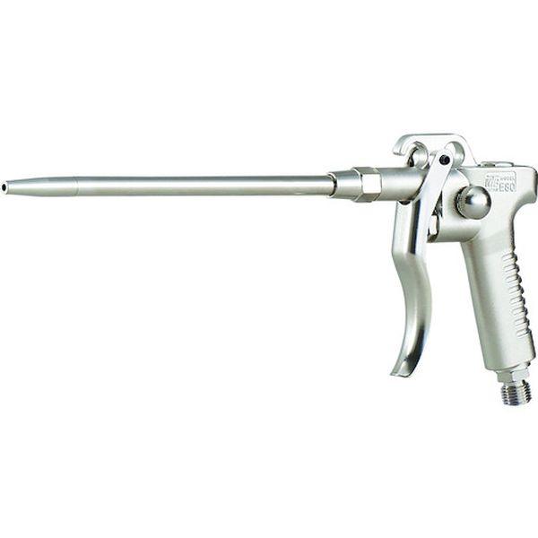 ・エアーダスターガン本体にエアマイクロメーターを内蔵した流量調整が可能なエアダスターガンです。・一般生産工場、食品工場に・ノズル長(mm)：200・ノズル口径(mm)：3・ノズル取付口：G1/8・エア取付口：G1/4・全長(mm)：285・...