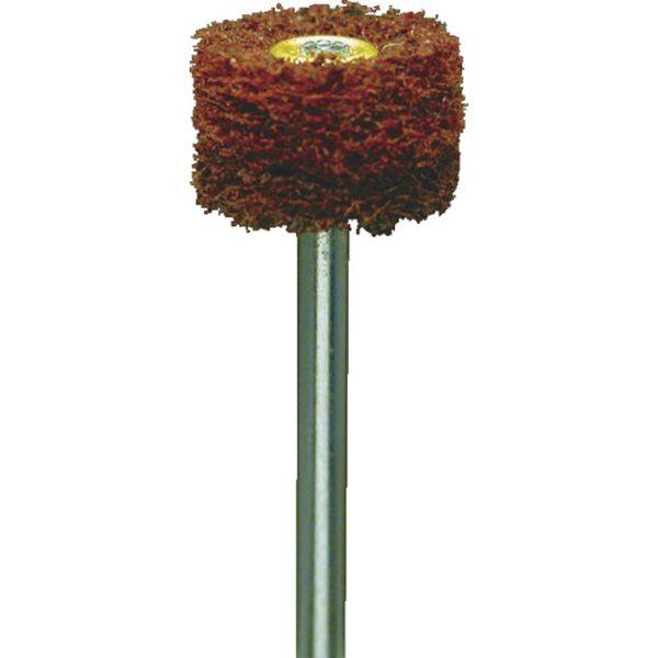 ・加工素材へのあたりがソフトでなじみが良く、平面、曲面を問わず作業ができます。・研削時の発熱が少なく被削材の研削焼けが起こりません。・粒度(#)：240・外径(mm)：10・幅(mm)：10・軸径(mm)：3.0・軸長(mm)：35・砥材：...