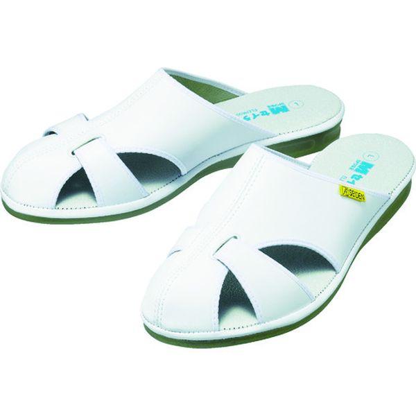 ・安定した静電性能で靴底から静電気を逃します。・軽量で、滑りにくく、耐久性にも優れたサンダル底です。・クッション性に優れたエアソール構造です。・軽量で、滑りにくく、耐久性にも優れた靴底です。・色：ホワイト・サイズ：S・寸法(cm)：23.5...