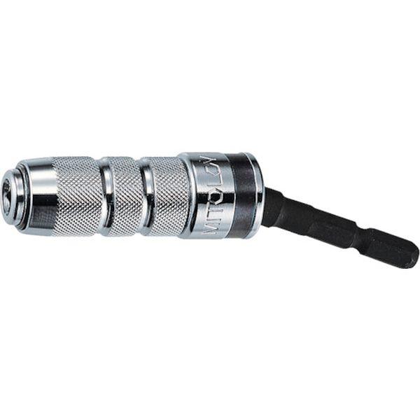 ・先端に6.35mm各種ビットの取り付けが可能です。・カラー(からまわり指あて)付です。・首振角度は30°コーナー等の狭いところでも楽に作業が可能です。・作業における各種ビット(6.35軸)の取り付け用です。軸寸法6.35mm用です。・全長...