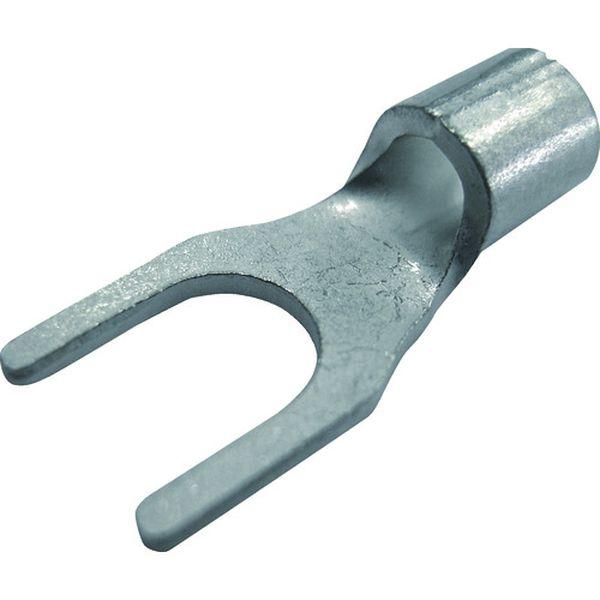 ・接触面(舌部)の取り付け穴の一方が開いており、ねじを完全に外さなくても取り付けることができる裸圧着端子です。・軟銅のより線または、単線の電線の接続に。・電線抱合範囲 単線(mm)：0.57〜1.44・電線抱合範囲 より線(［［MM2］］)...